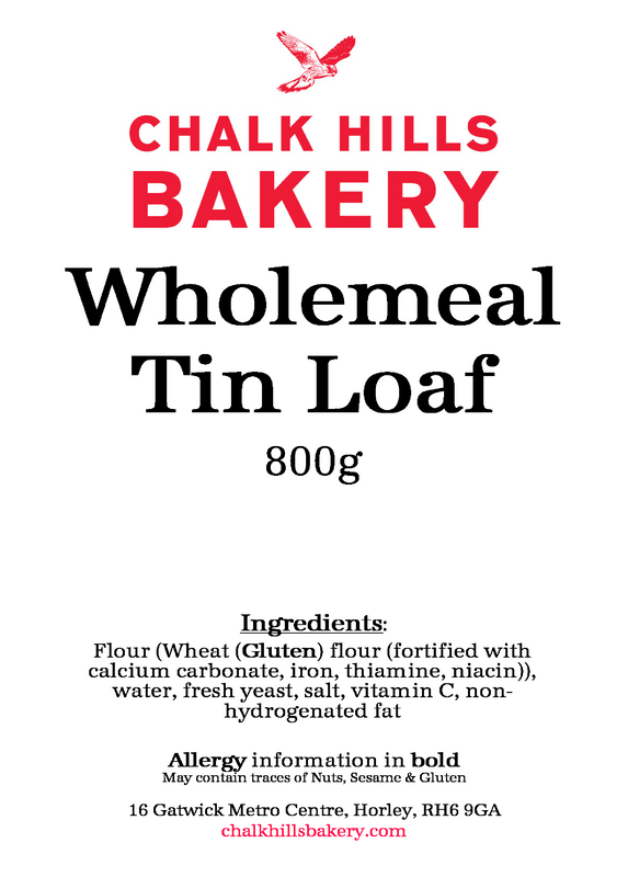Wholemeal Tin Loaf Chalk Hills Bakery Wholemeal Tin Loaf Chalk Hills Bakery